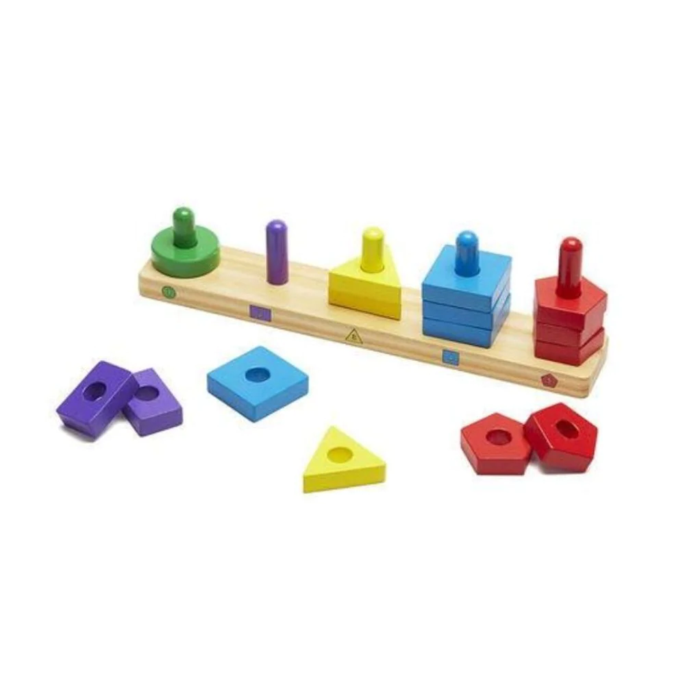 Melissa & Doug Stack and Sort Board - Pikkies & Mila
